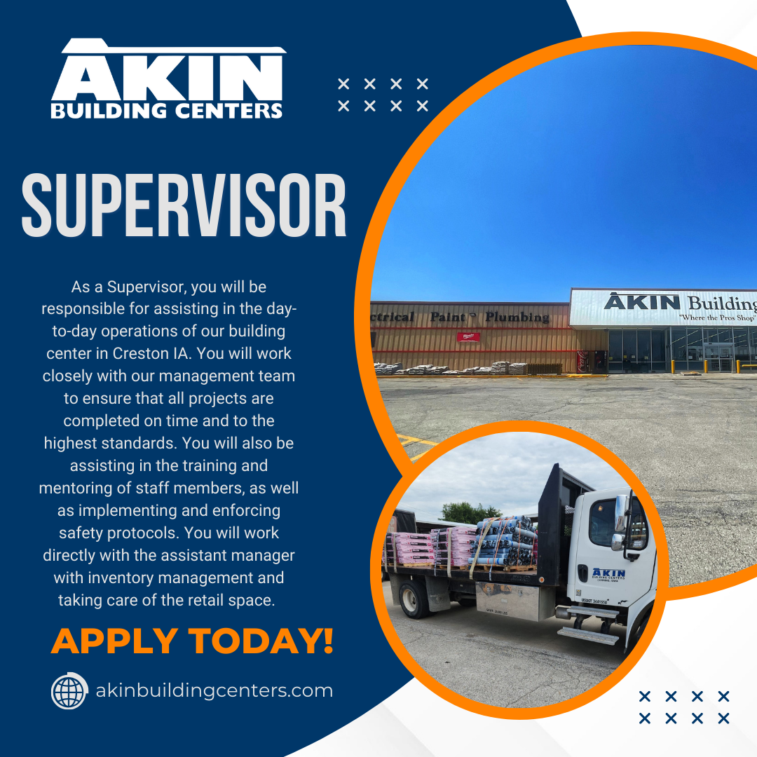 Job Opportunities — Akin Building & Design Centers