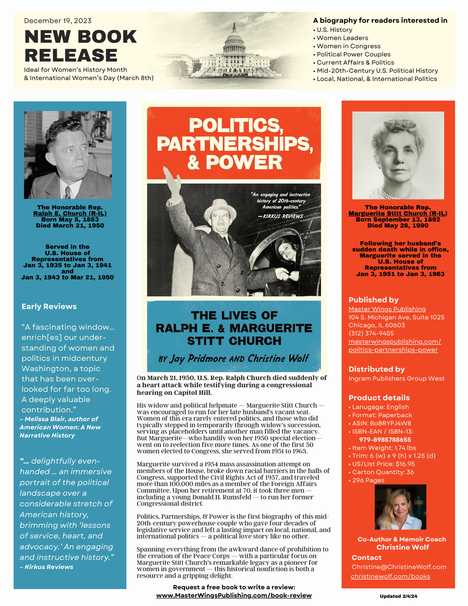 Politics, Partnerships, & Power: The Lives of Ralph E. and Marguerite ...