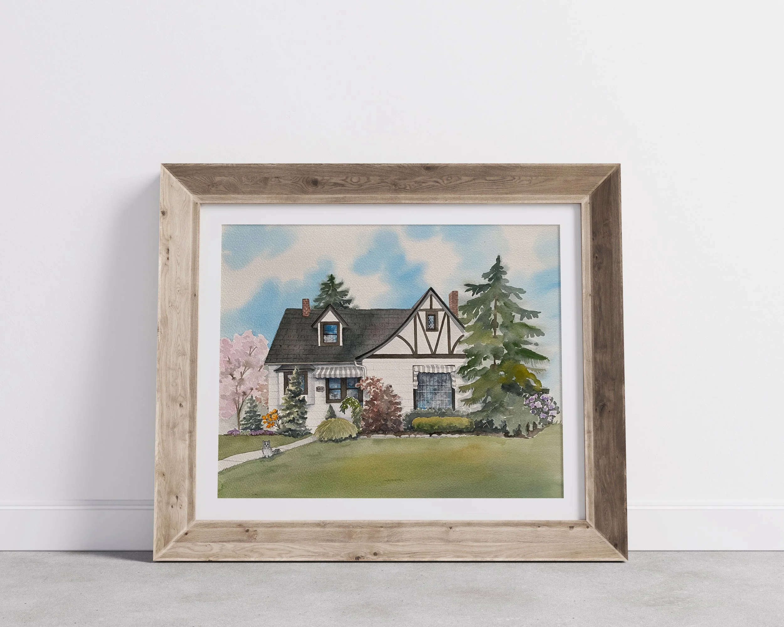 House portraits — The Lighthouse Sketchbook