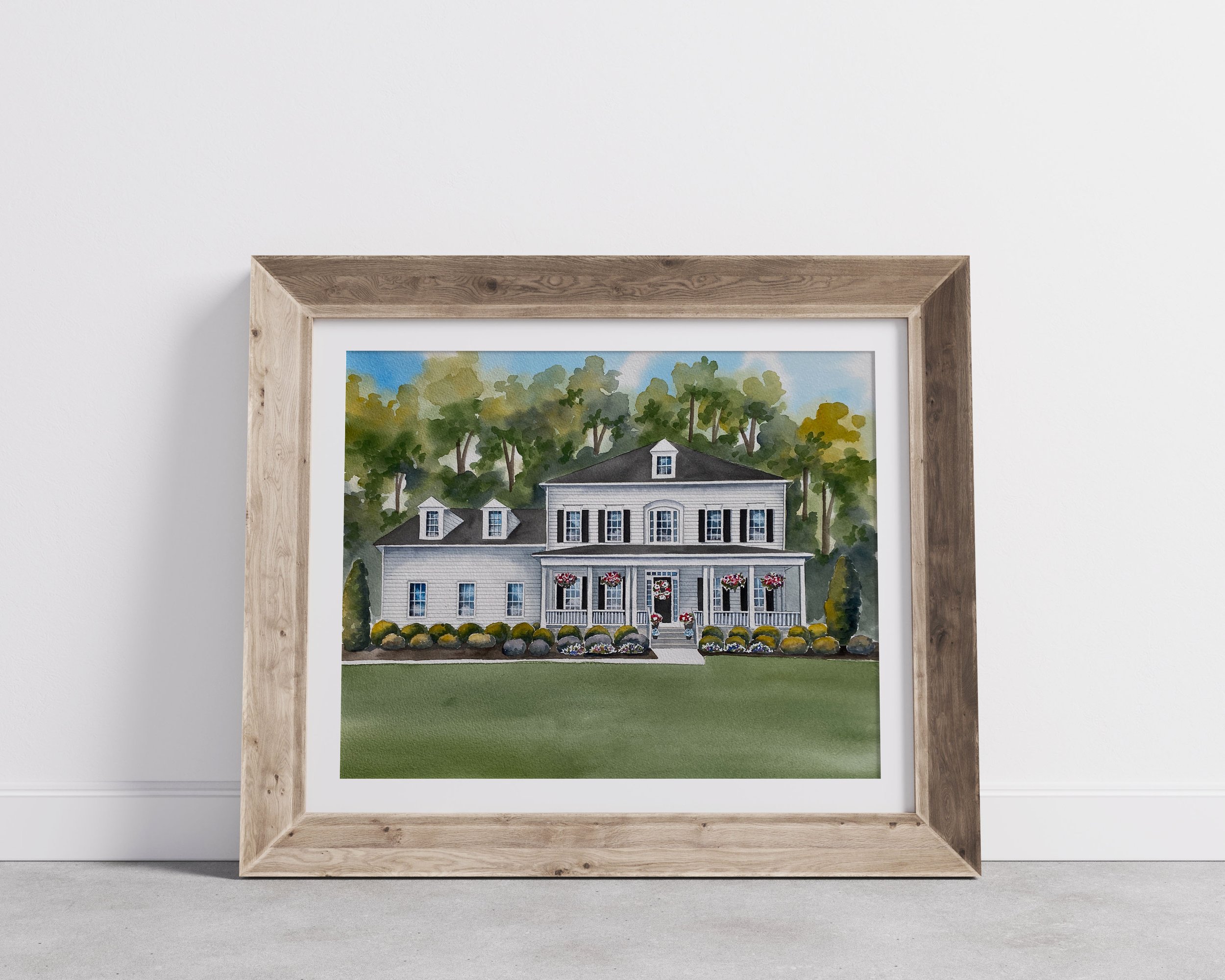 House portraits — The Lighthouse Sketchbook
