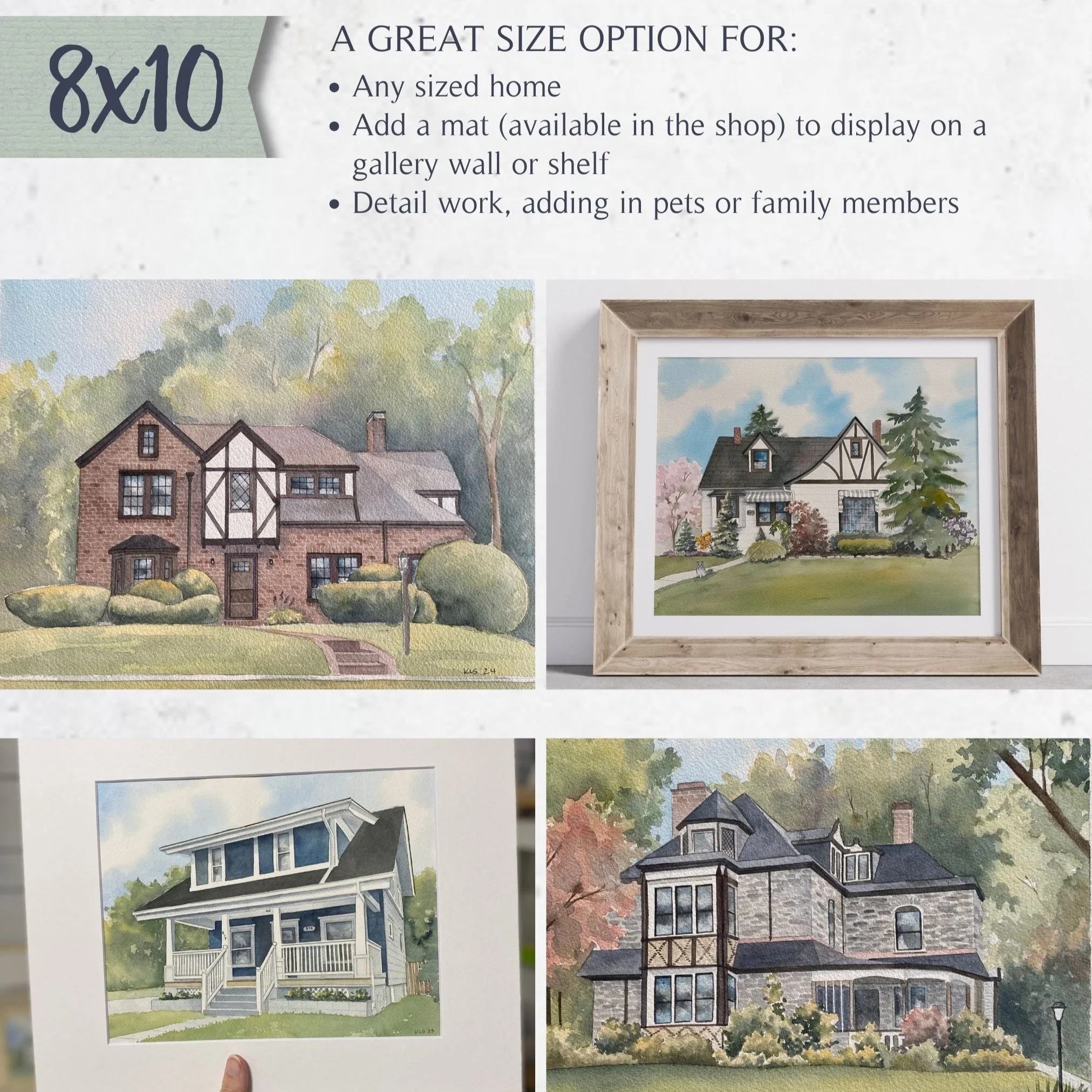 House portraits — The Lighthouse Sketchbook