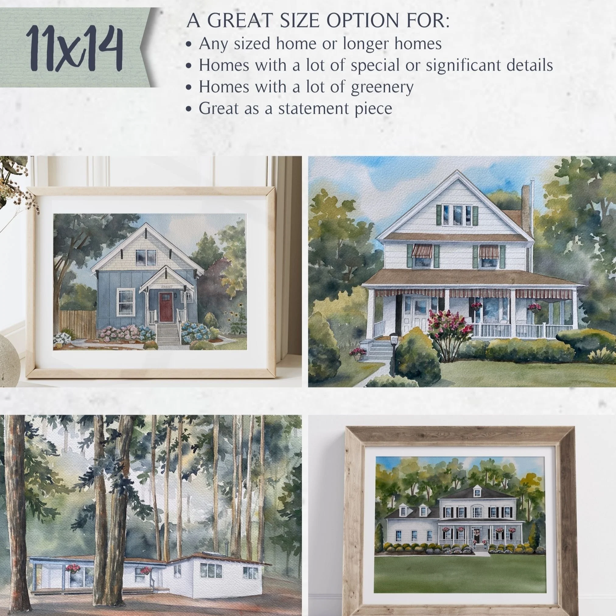 House portraits — The Lighthouse Sketchbook