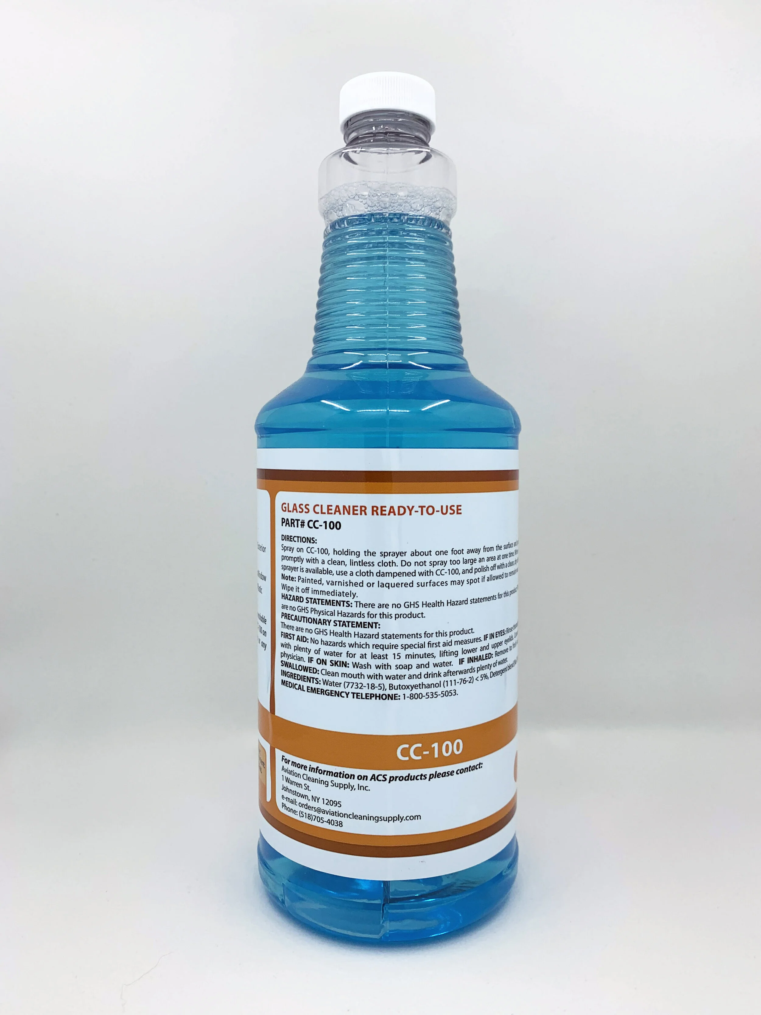 GS CC-100 GLASS CLEANER - Case of 12 Bottles — REVACC Aerospace Cabin ...