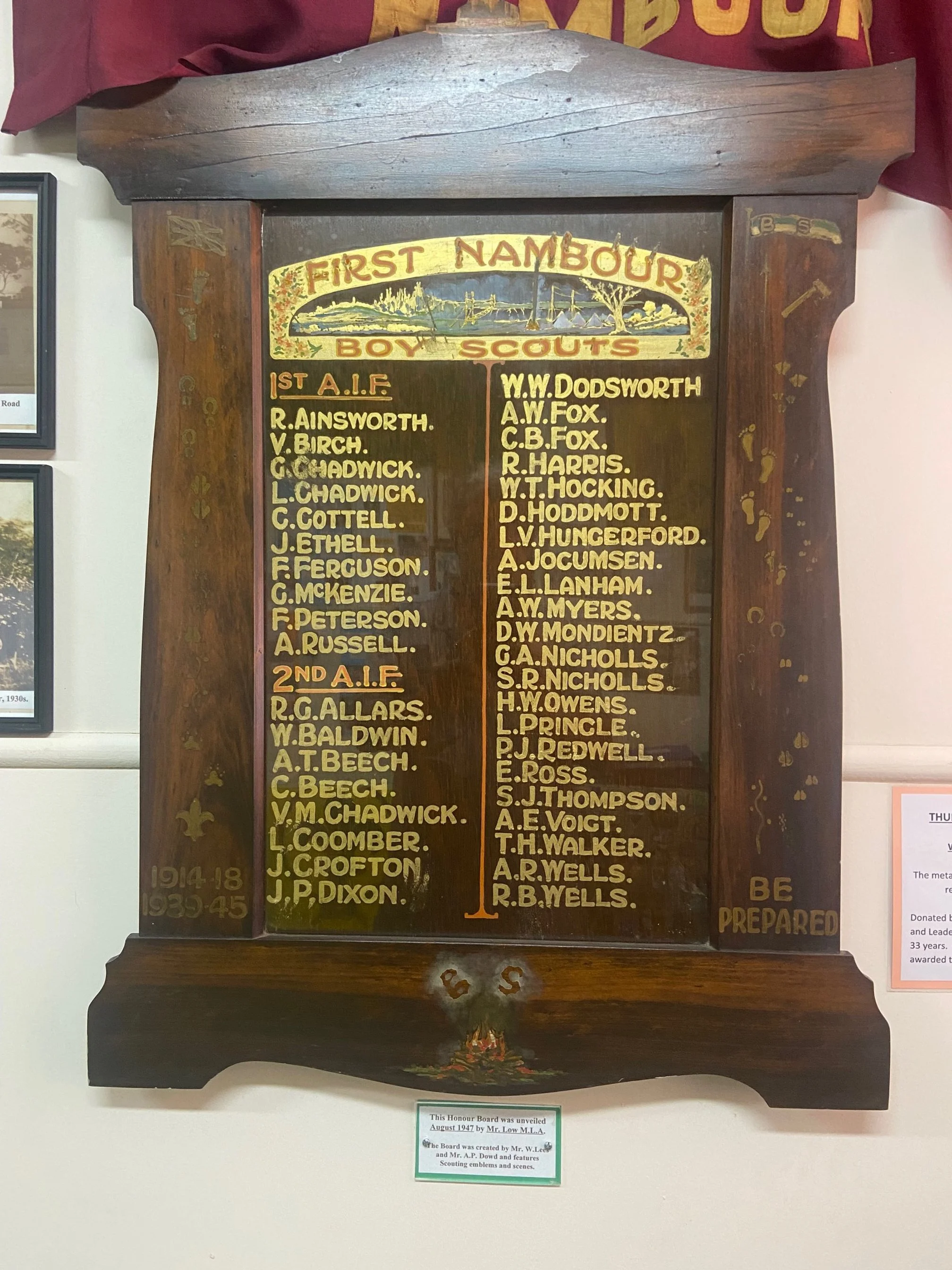 Scout Honour Board — The Sunshine Valley Gazette