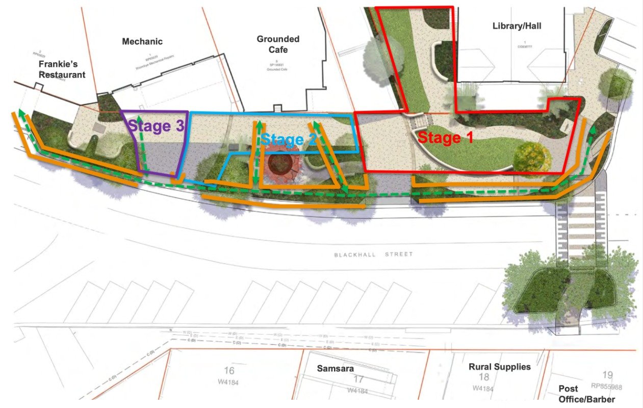 Woombye streetscape construction set to begin — The Sunshine Valley Gazette Woombye streetscape construction set to begin — The Sunshine Valley Gazette