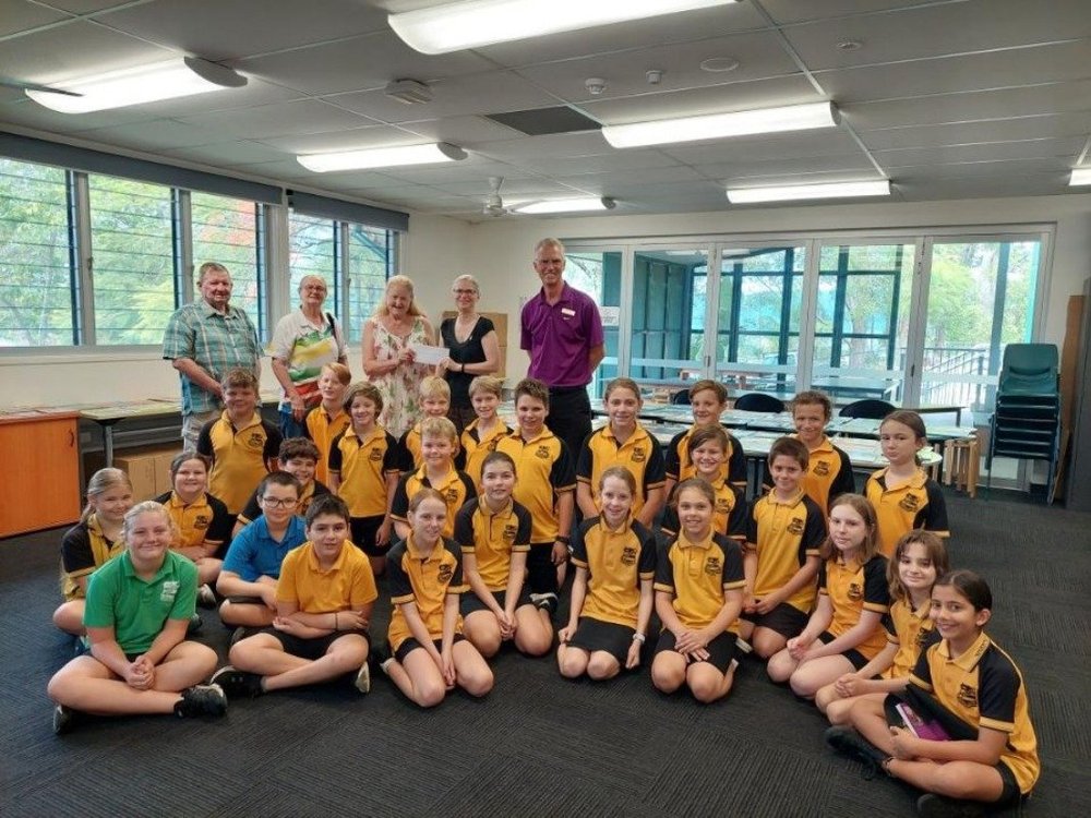 $500 donation goes toward Woombye School library — The Sunshine Valley ...