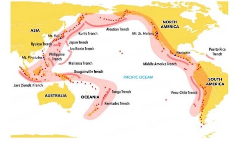 Active Volcanoes Plate Tectonics And The Ring Of Fire