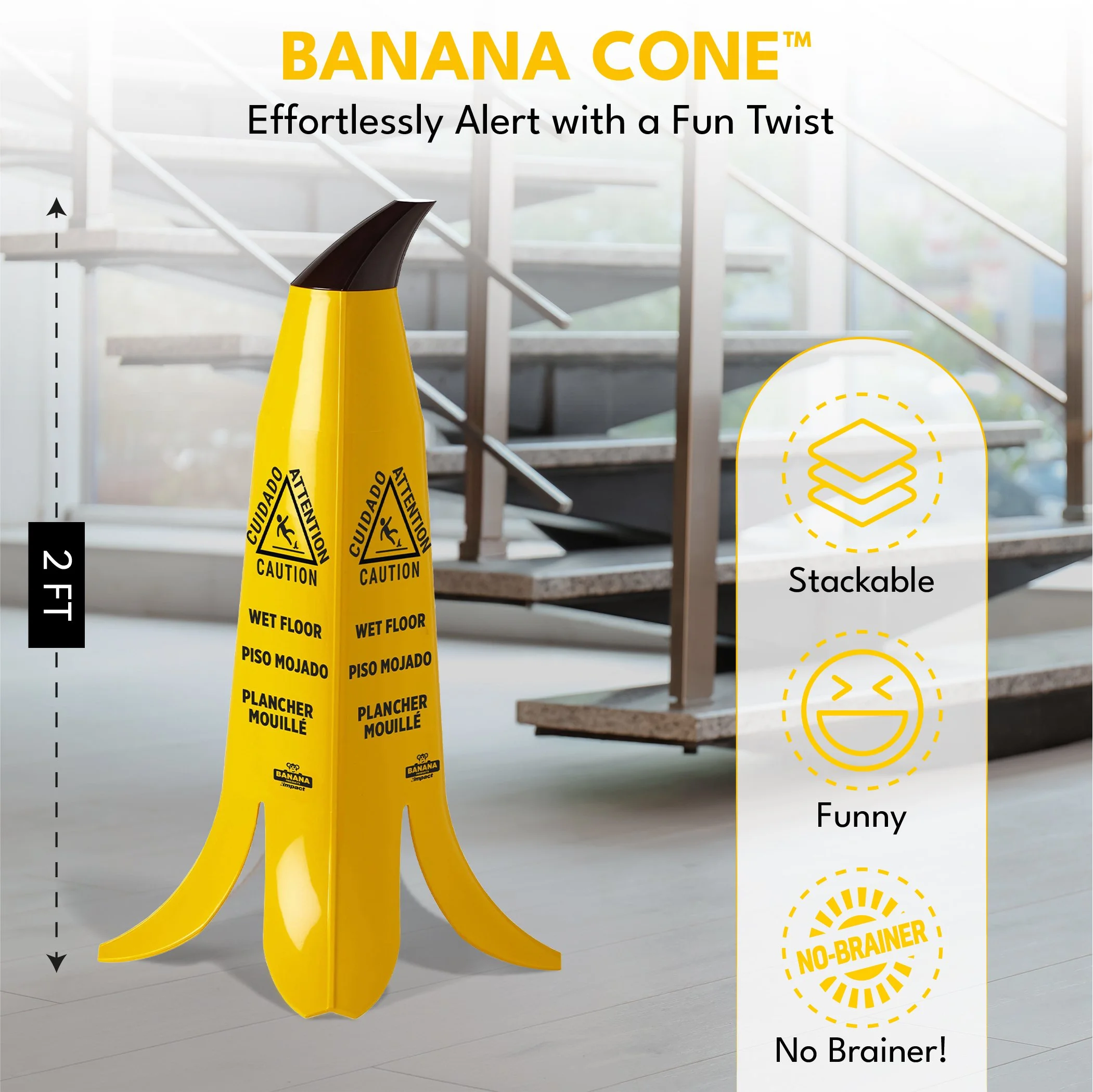 Banana Safety Cones and Wholesale PPE