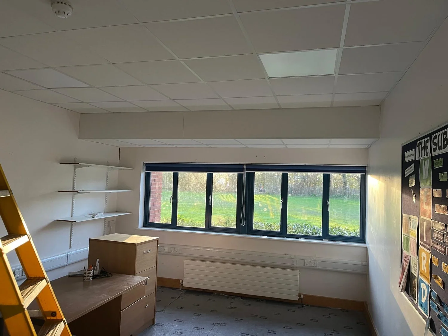 New Suspended Ceiling installation at a New Forest Secondary School ...