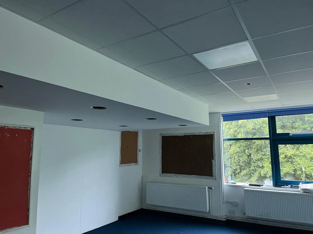 New Suspended Ceiling installation at a New Forest Secondary School ...