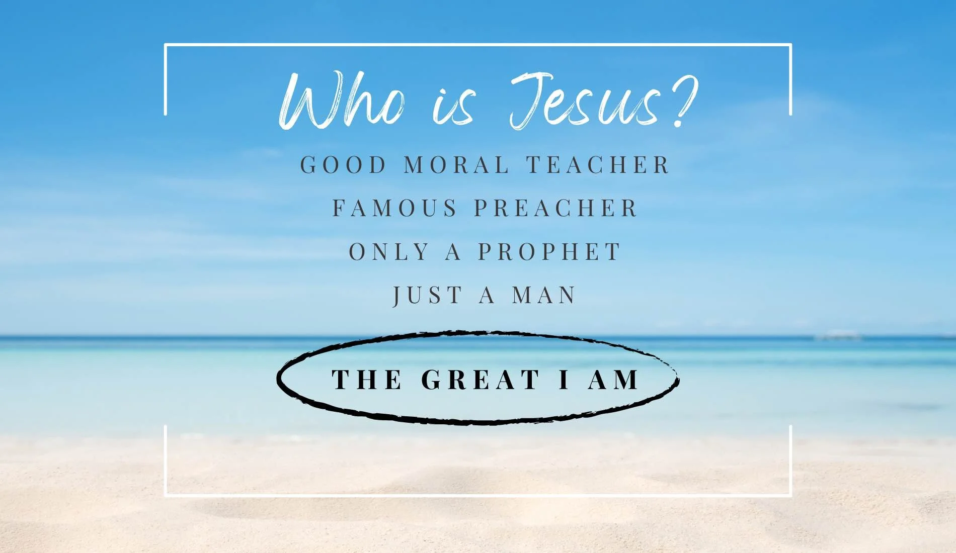 Who is Jesus? - Poem
