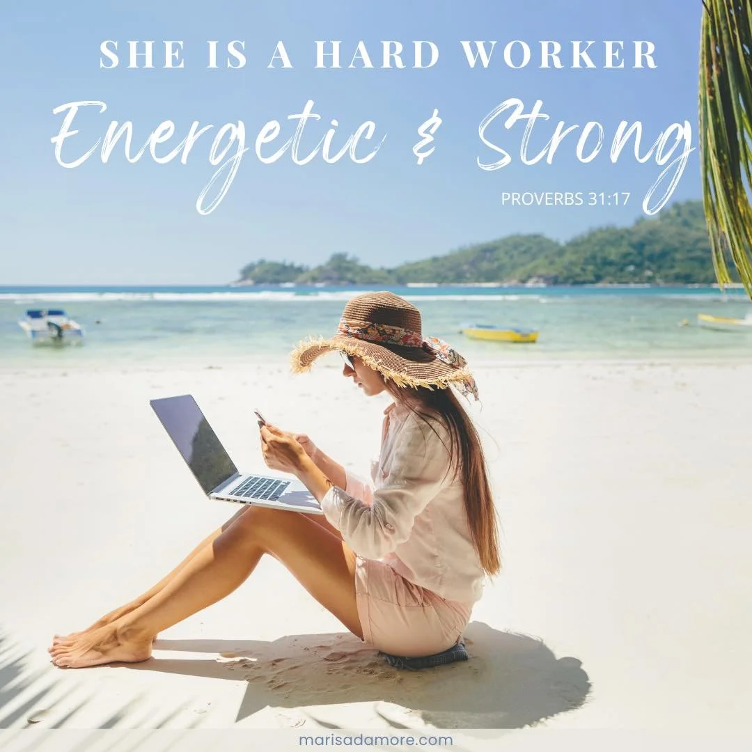 She Is a Hard Worker: Energetic and Strong