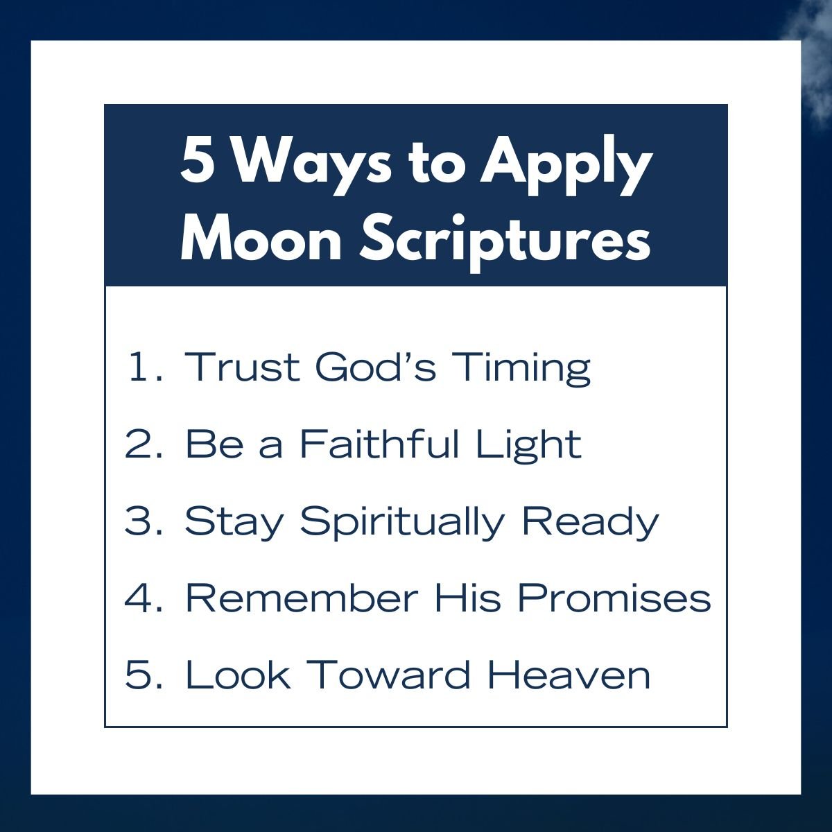 10 Bible Verses About the Moon and What They Teach Us About God
