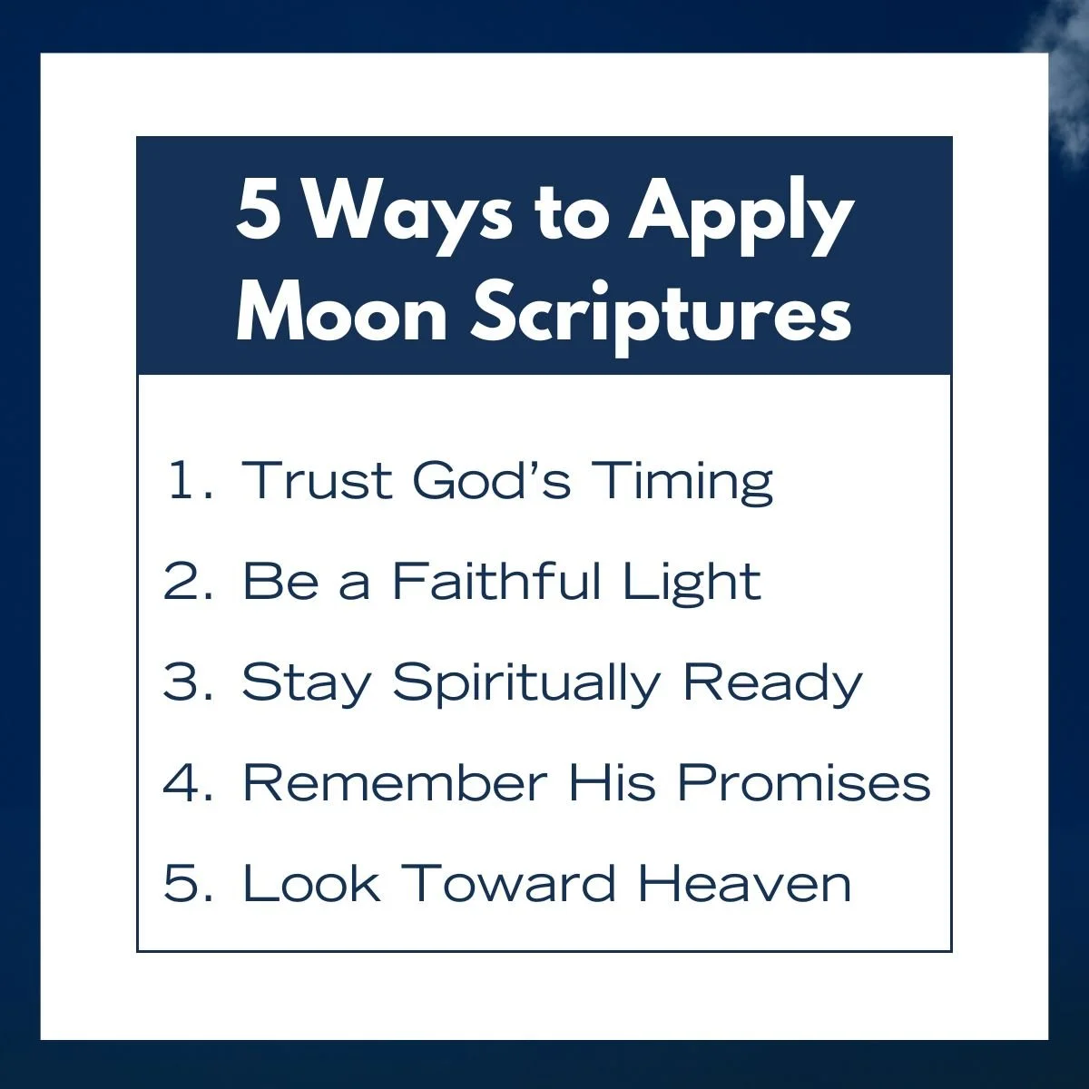 10 Bible Verses About the Moon and What They Teach Us About God