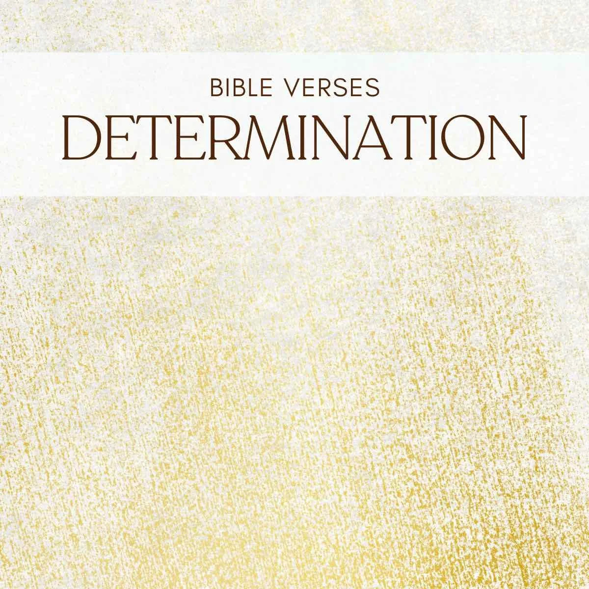 15 Bible Verses About Determination