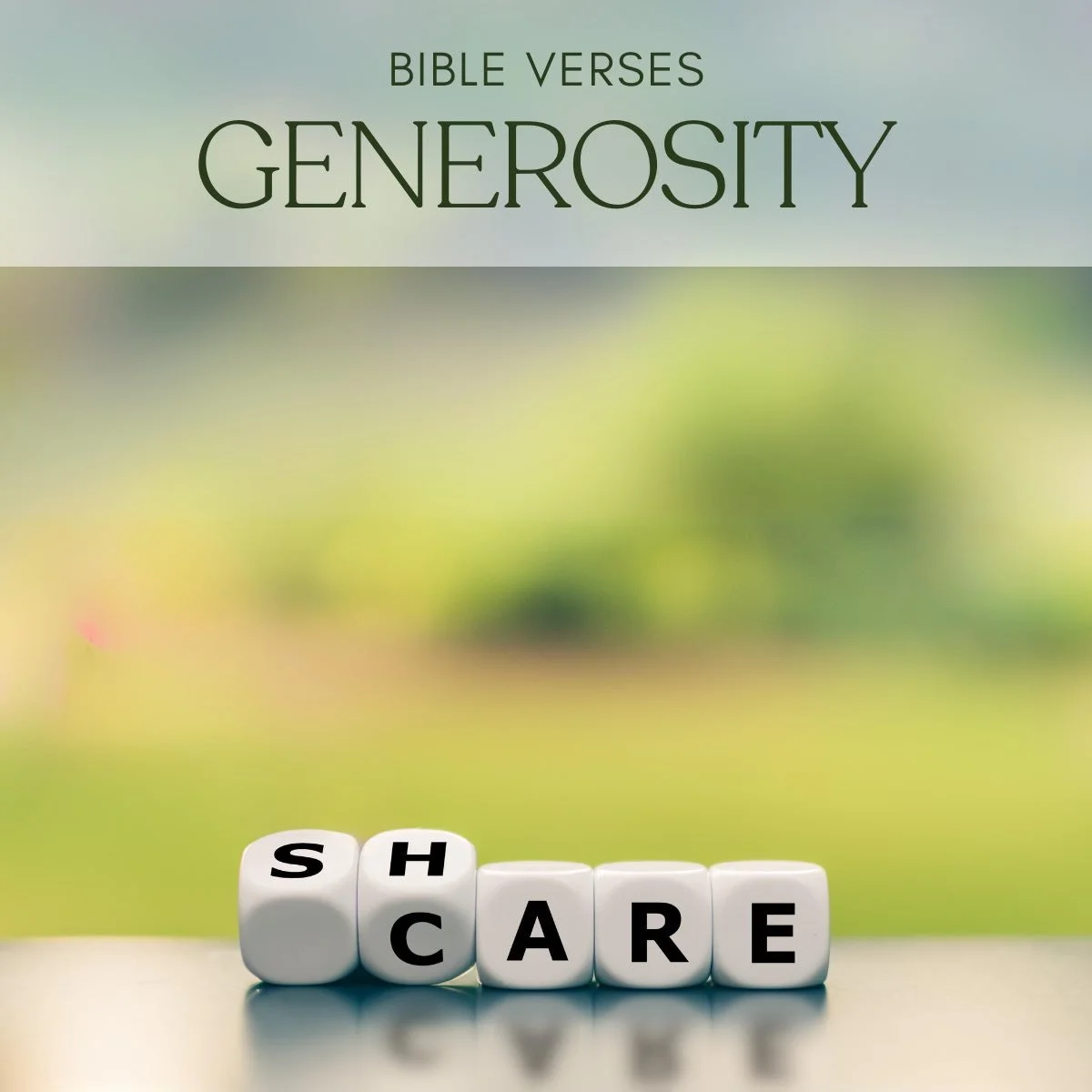 20 Bible Verses About Generosity