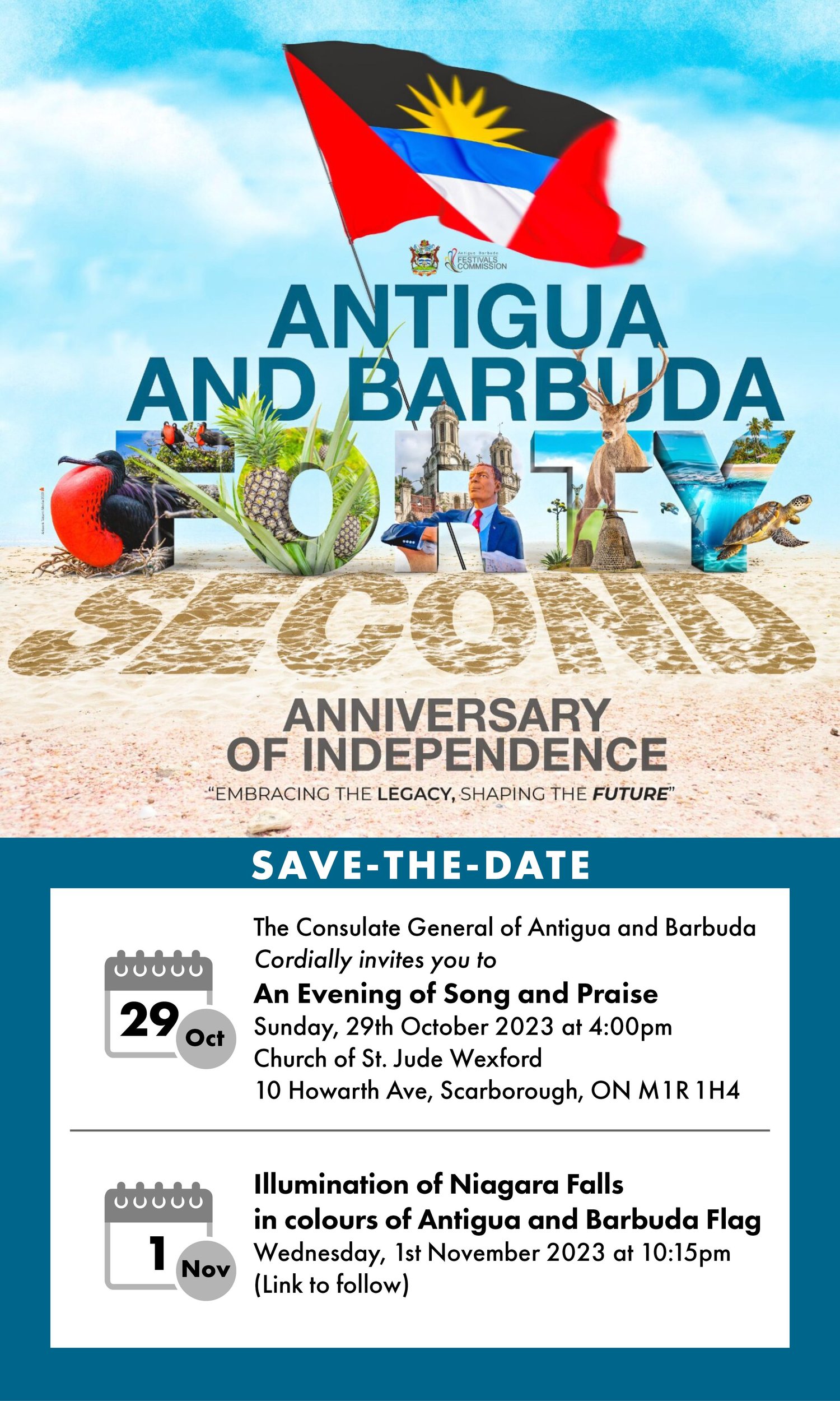 42nd Anniversary of Independence — Consulate General of Antigua and Barbuda