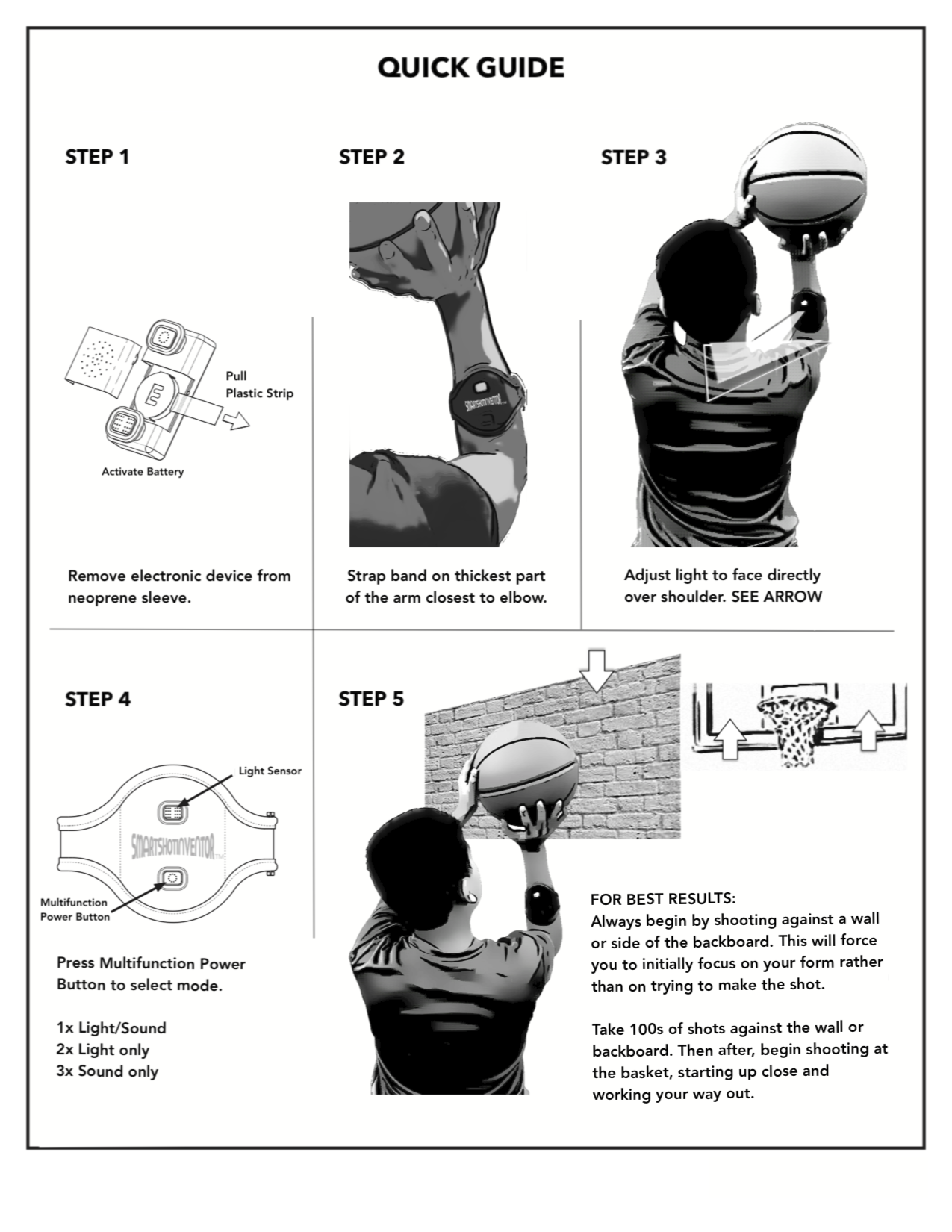 INSTRUCTIONS Formerly Spalding Smart Shot