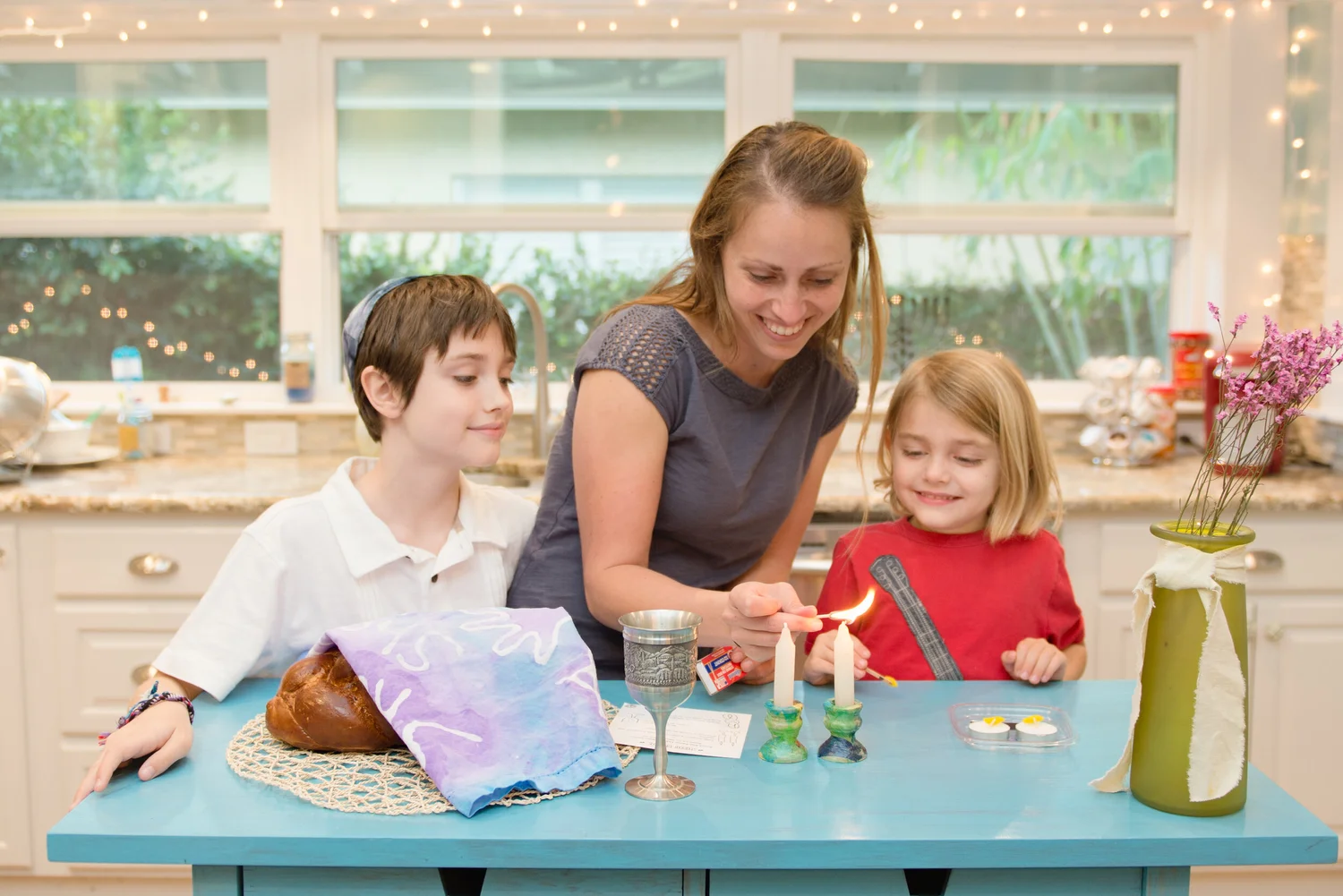 DIY: Shabbat candle lighting set — Our Happy Tribe