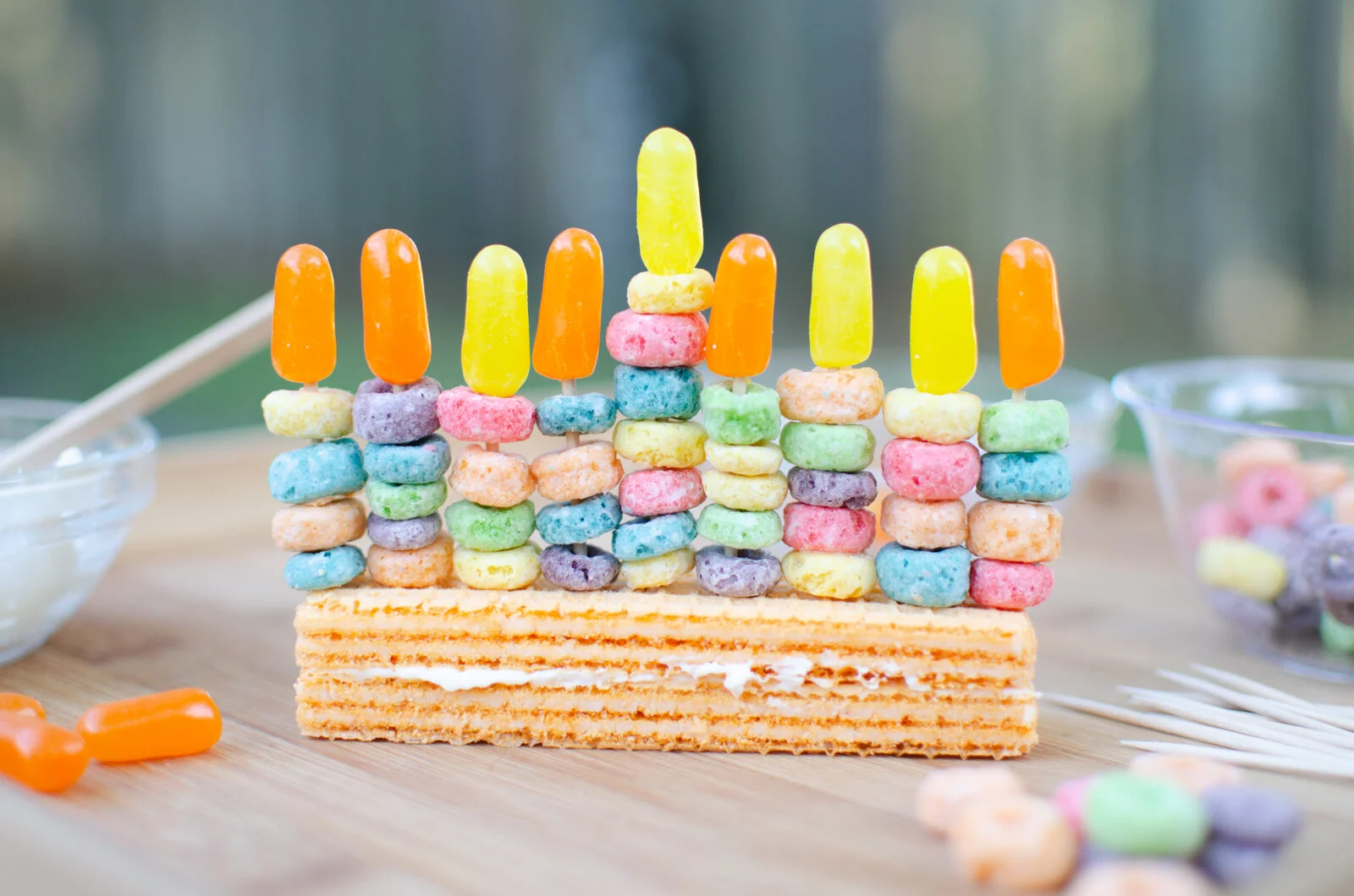 DIY: Edible cookie menorah — Our Happy Tribe
