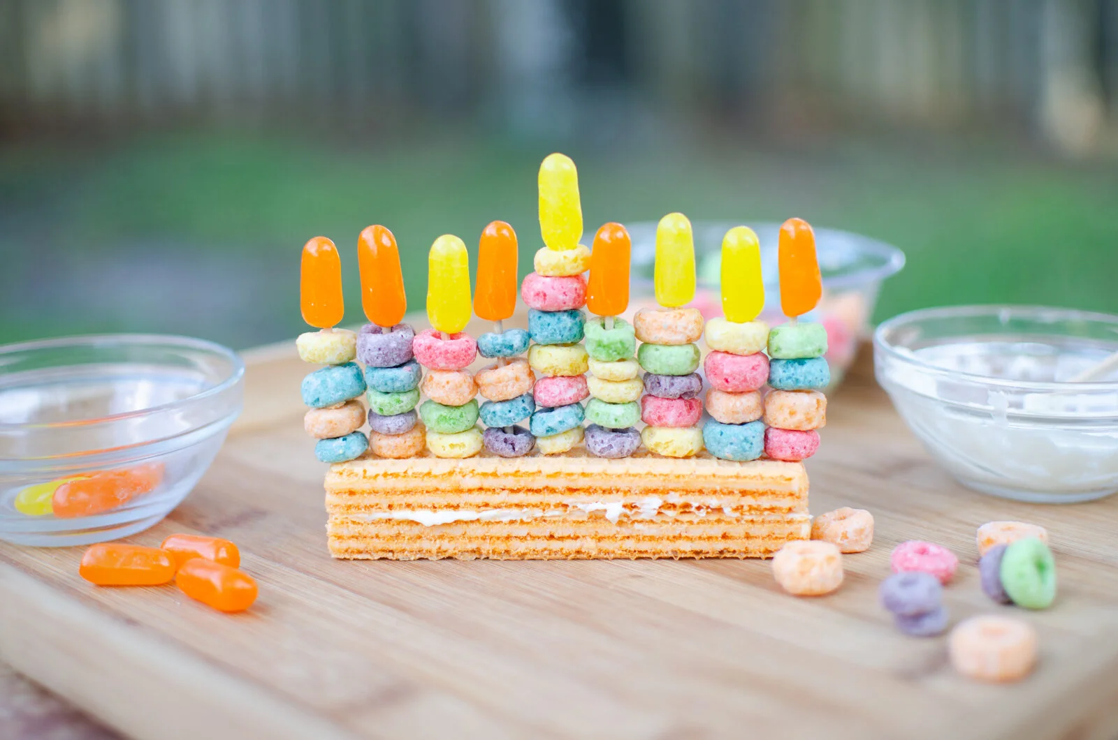 DIY: Edible cookie menorah — Our Happy Tribe
