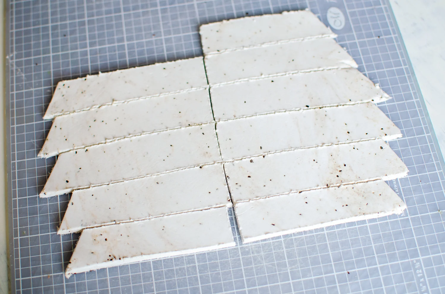 DIY: Coffee speckled clay menorah — Our Happy Tribe