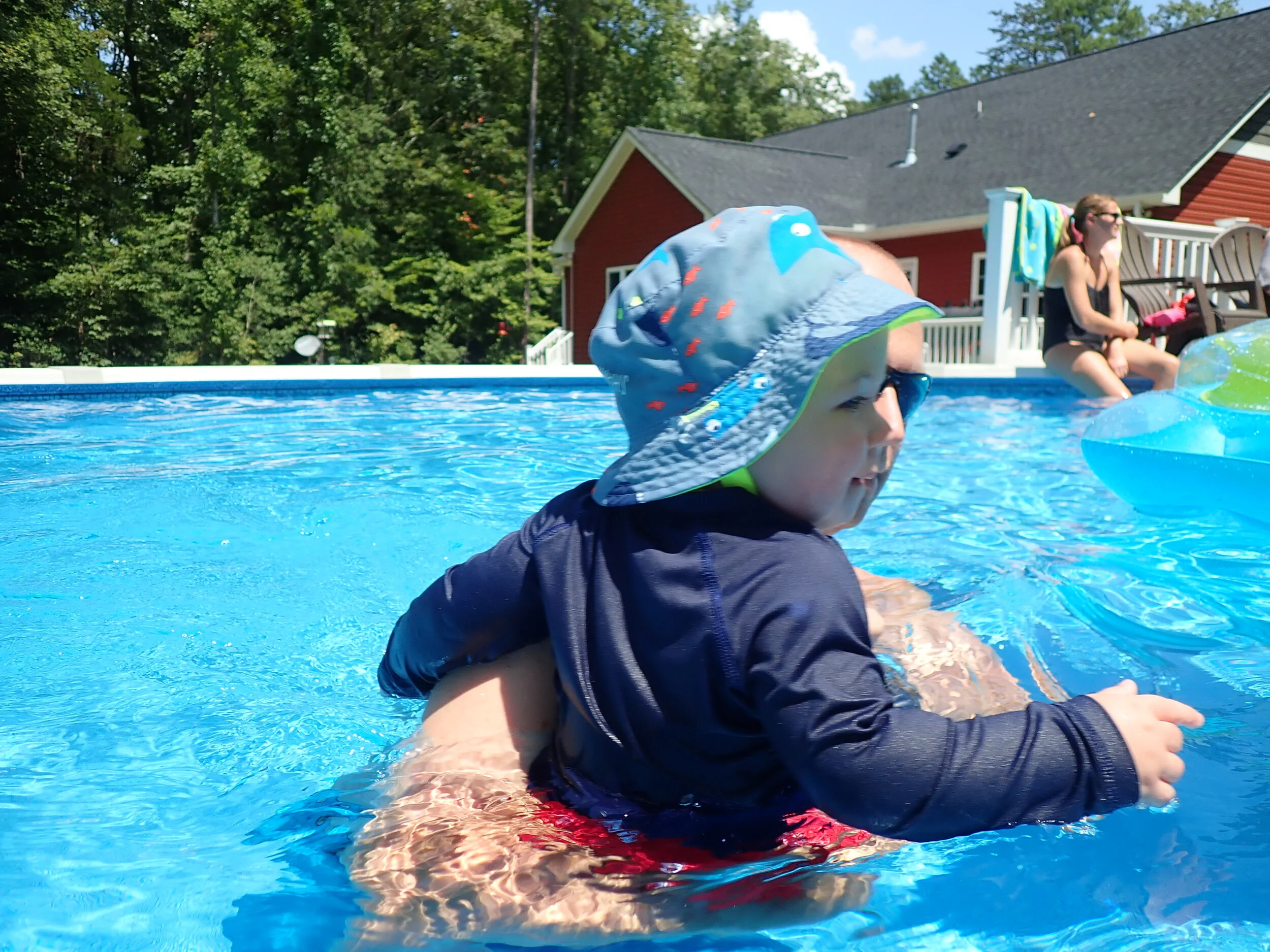 Family Pool Party — Life on the Bluff