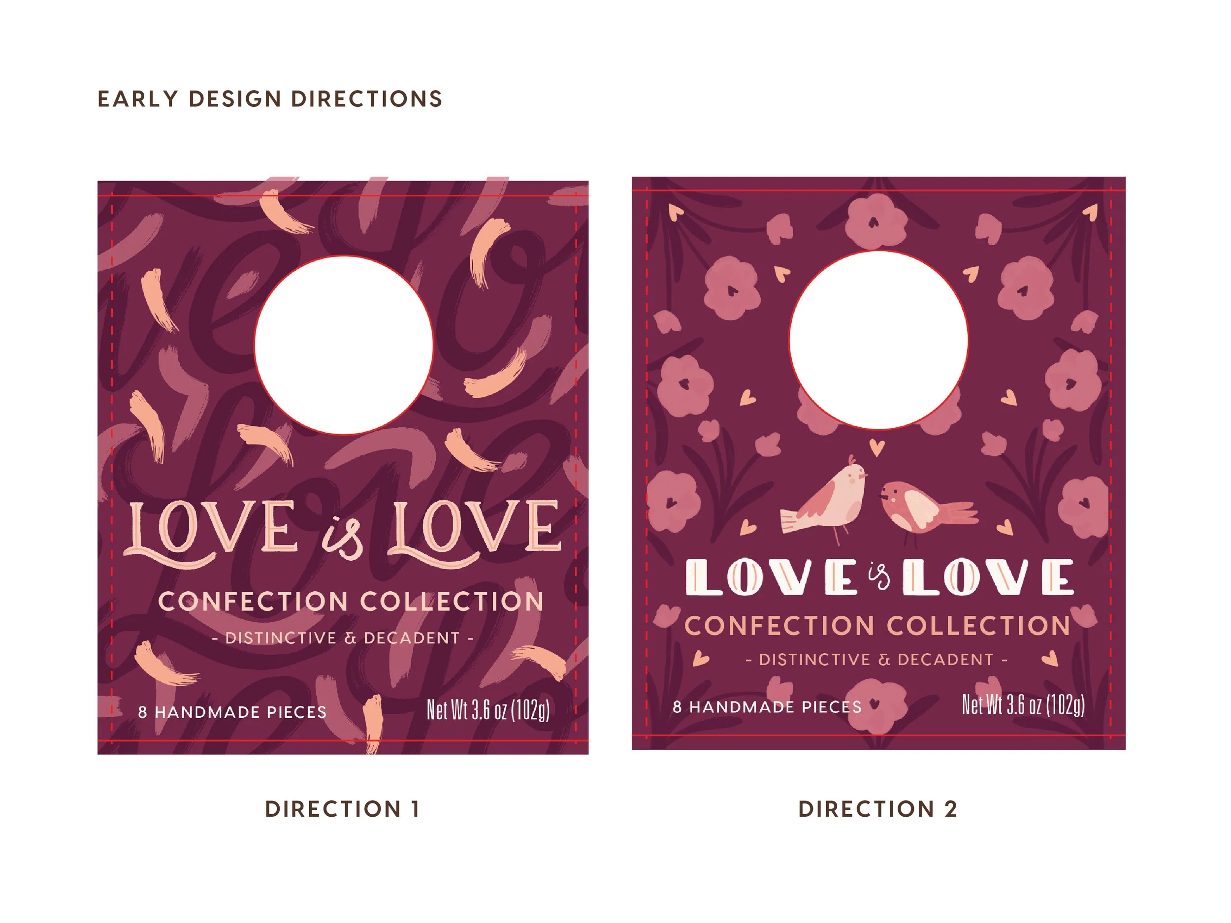 Valentine's Day Confection Packaging — Mandy Arroyo Design & Illustration