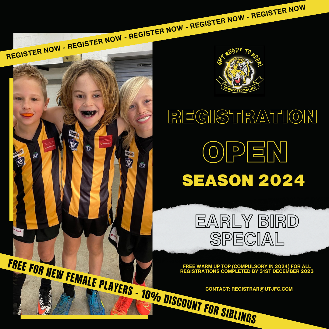 Whats On — Upwey Tecoma Junior Football Club