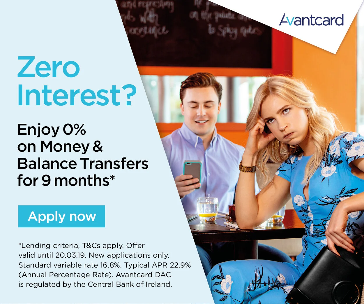 Avantcard Zero interest Campaign — Dragon ⎟ Creative Agency Dublin