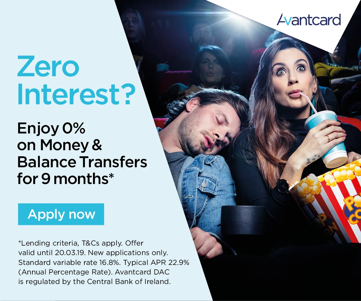 Avantcard Zero interest Campaign — Dragon ⎟ Creative Agency Dublin