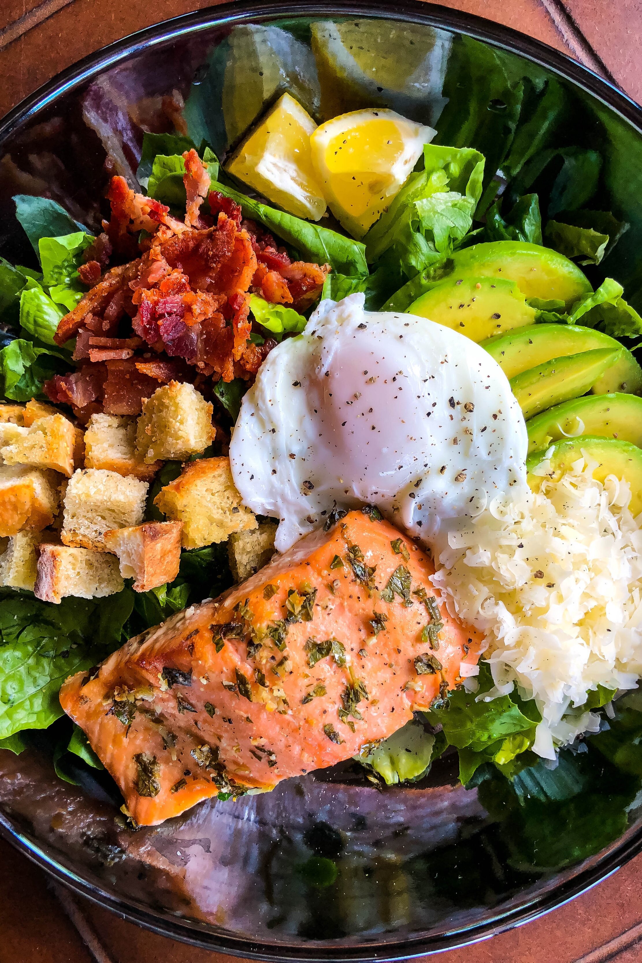 Recipe Salmon Caesar Salad — Superior Fresh