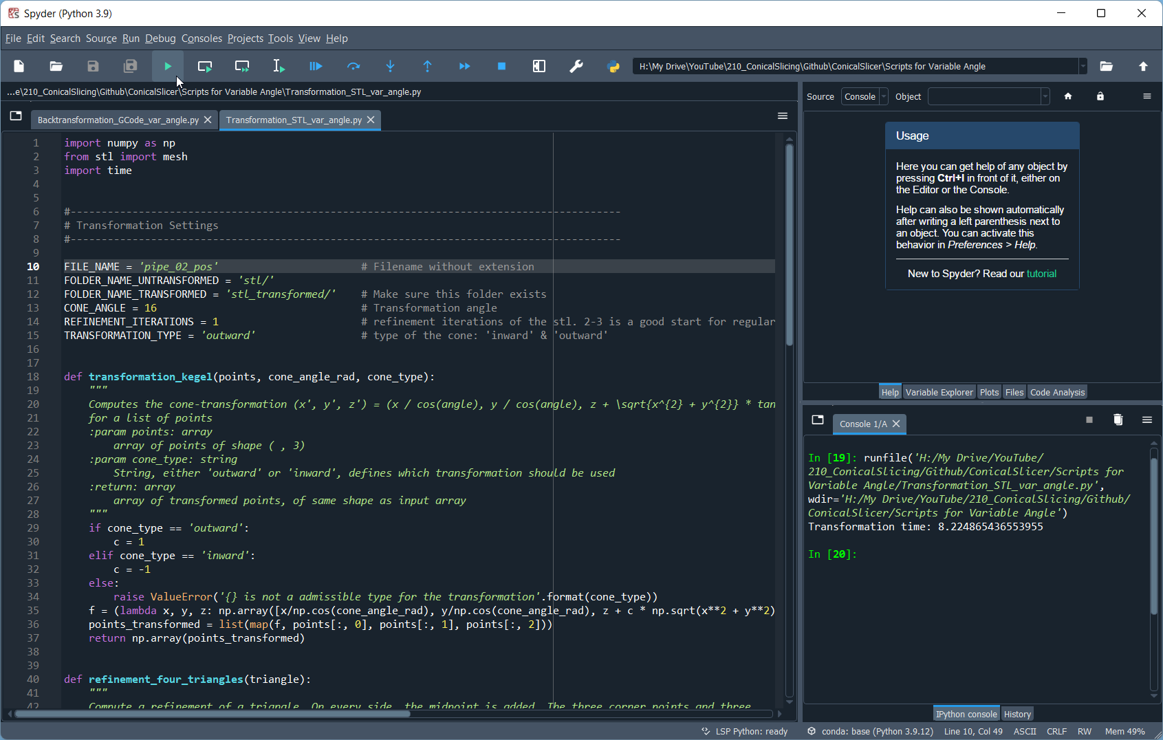 A Guide on how to use Conical Slicing — CNC Kitchen