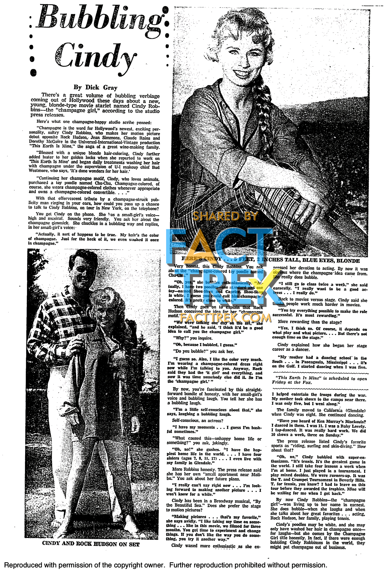 Archival Interview: Almost-Yeoman Cindy Robbins — FACT TREK