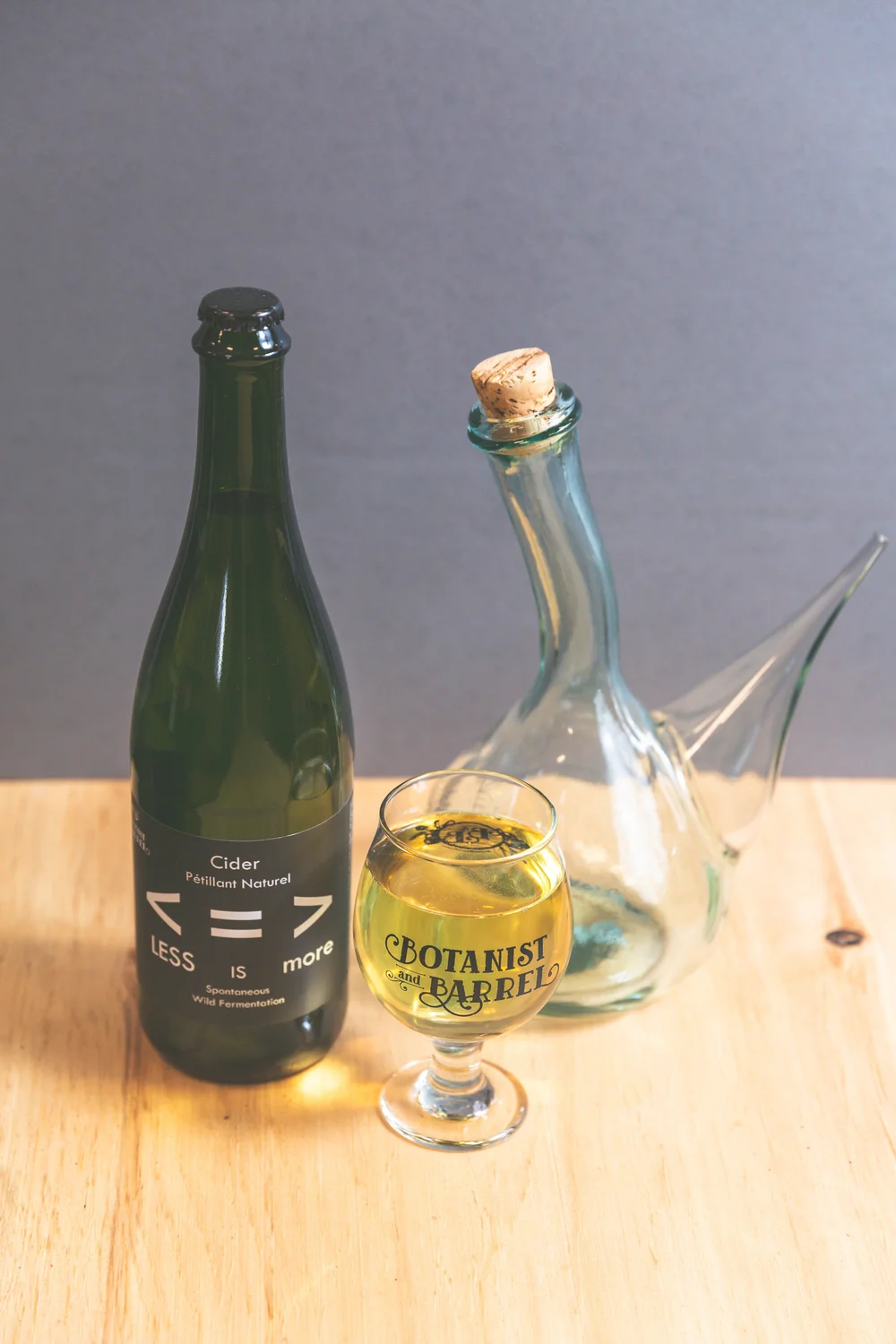 Cider Serving Size(s) — Botanist & Barrel Cidery & Winery