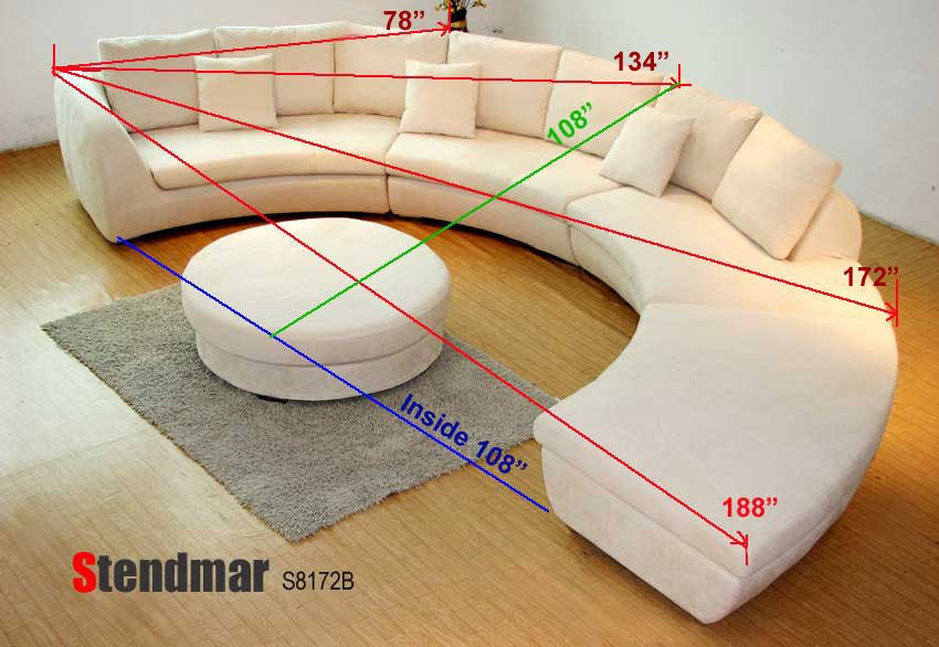 Circular Sofa Dimensions | Cabinets Matttroy