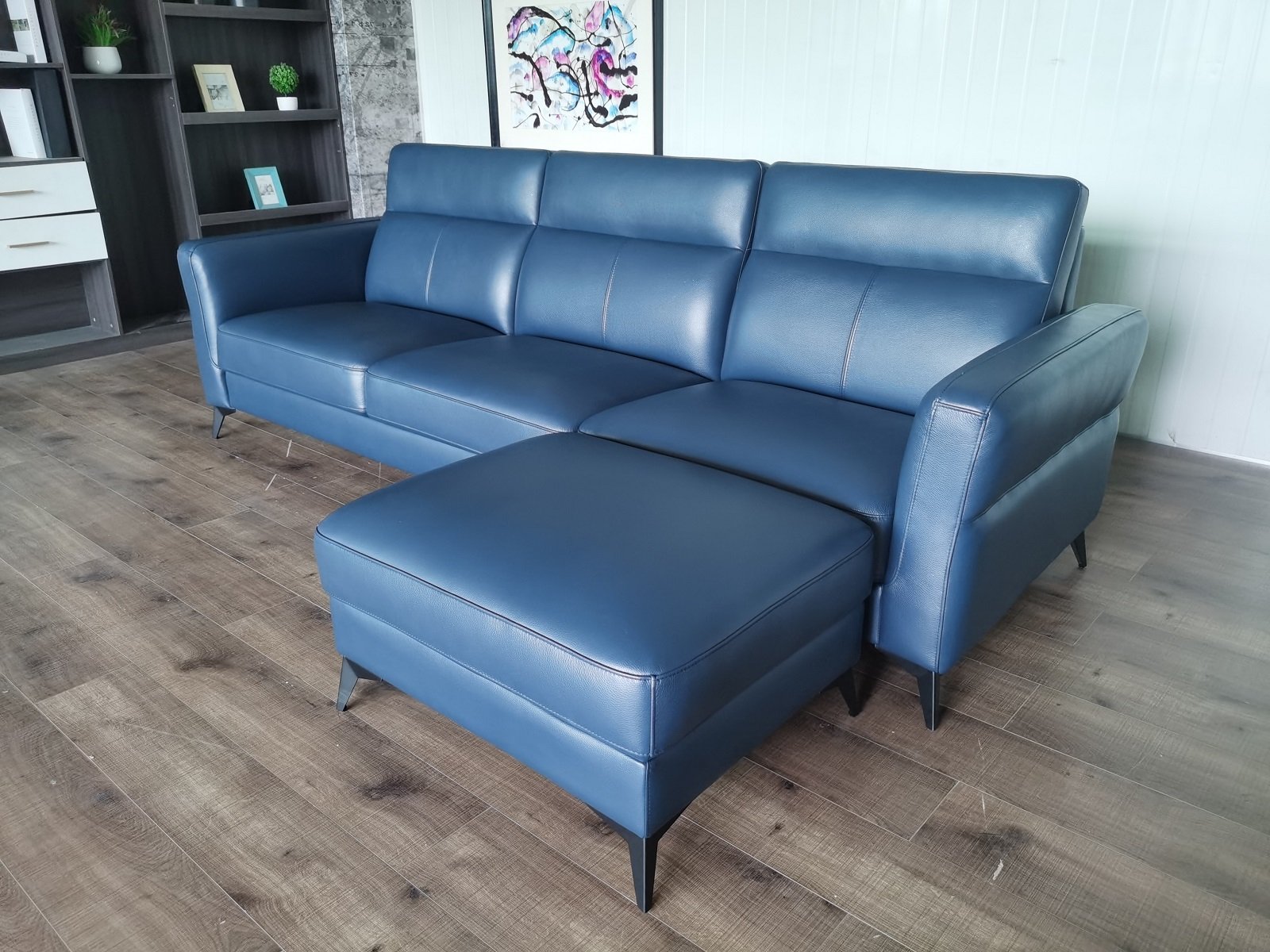 S808R 3pc New Modern High Back Sectional Leather Sofa — Stendmar