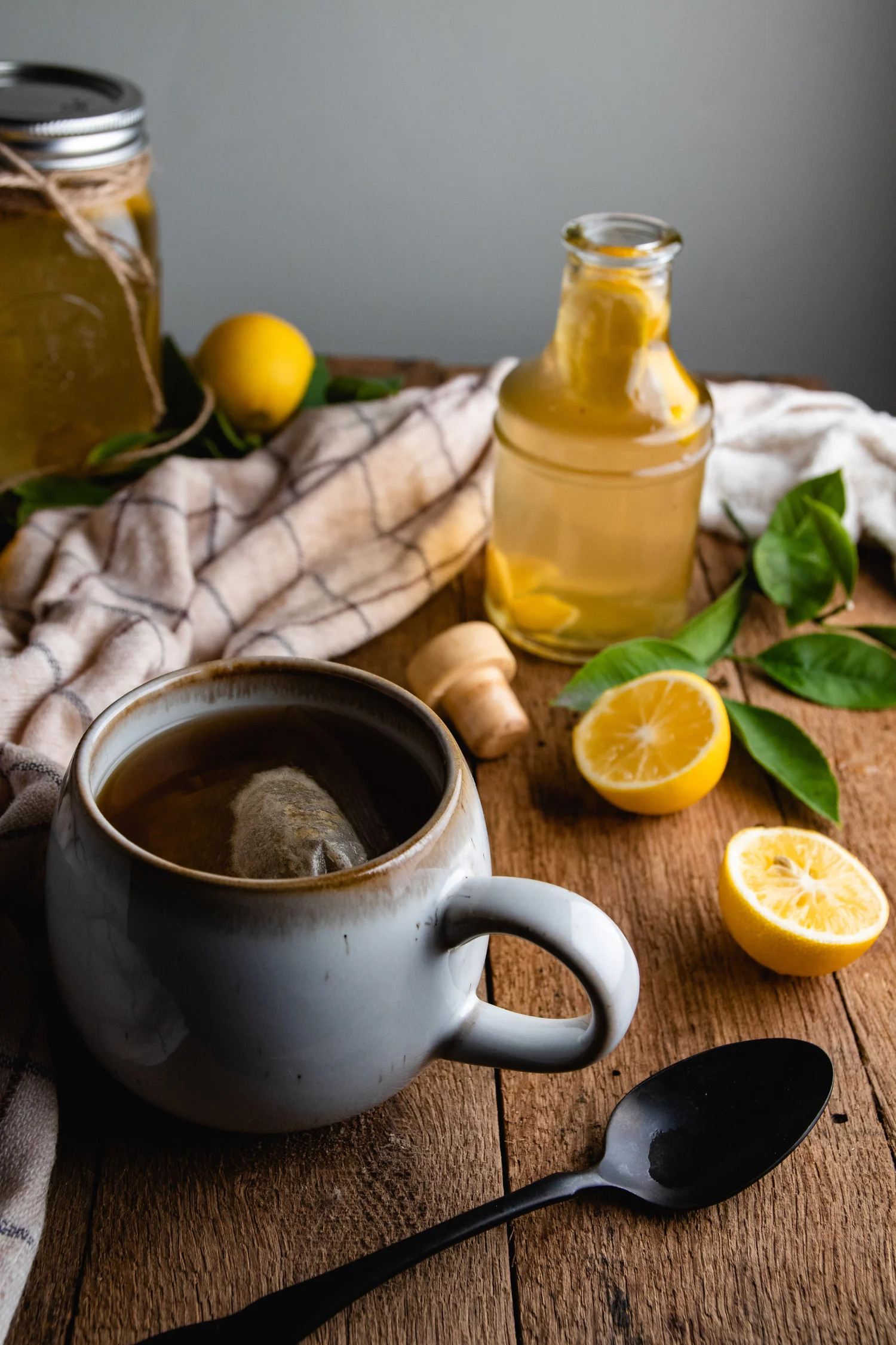 Lemon Ginger Simple Syrup — Pear & Pecorino