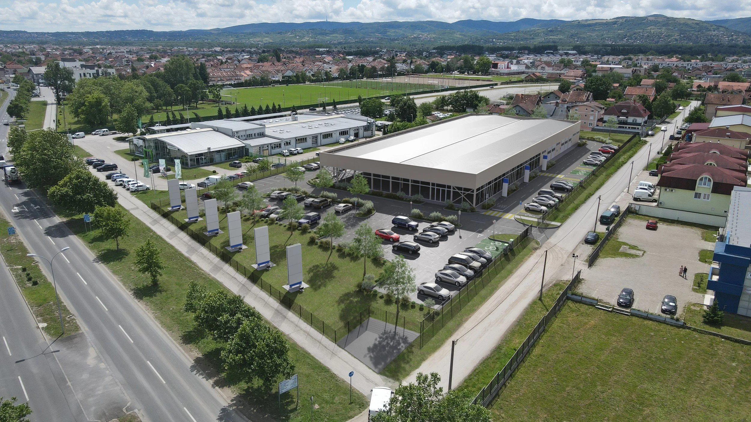 Multibrand car showroom, Novi Sad — STRUCTURA CONCEPT