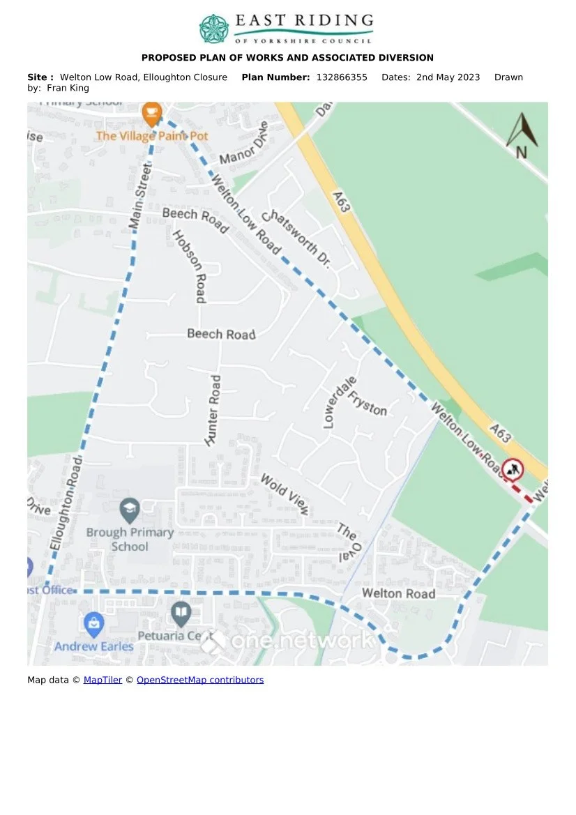 Traffic & Travel — Elloughton cum Brough Town Council