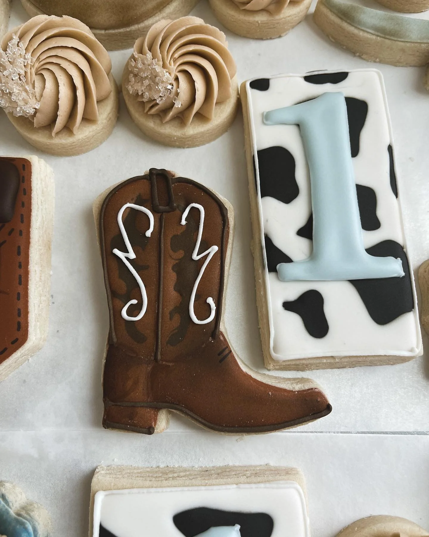 First Birthday Custom Cookies | Rodeo Theme | MH Cookie Shoppe # ...