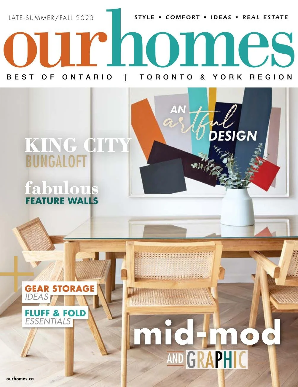Best of Ontario / Toronto — OUR HOMES Magazine – Celebrating Life at Home