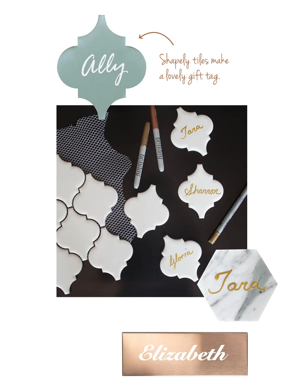 Tile Name Cards — OUR HOMES Magazine – Celebrating Life at Home