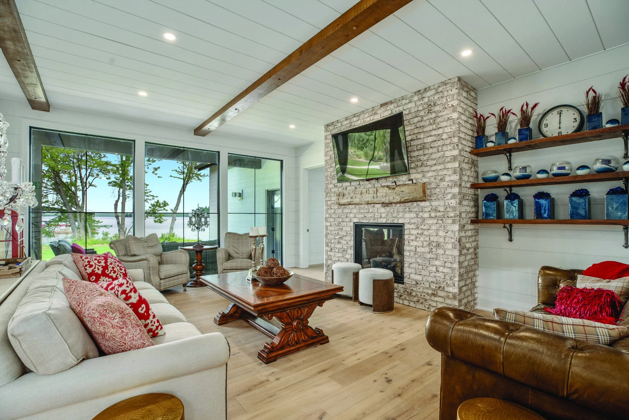 FARMHOUSE AT THE LAKE — OUR HOMES Magazine – Celebrating Life at Home