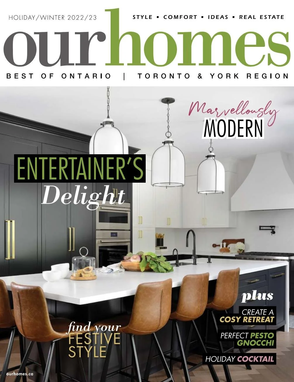Best of Ontario / Toronto — OUR HOMES Magazine – Celebrating Life at Home