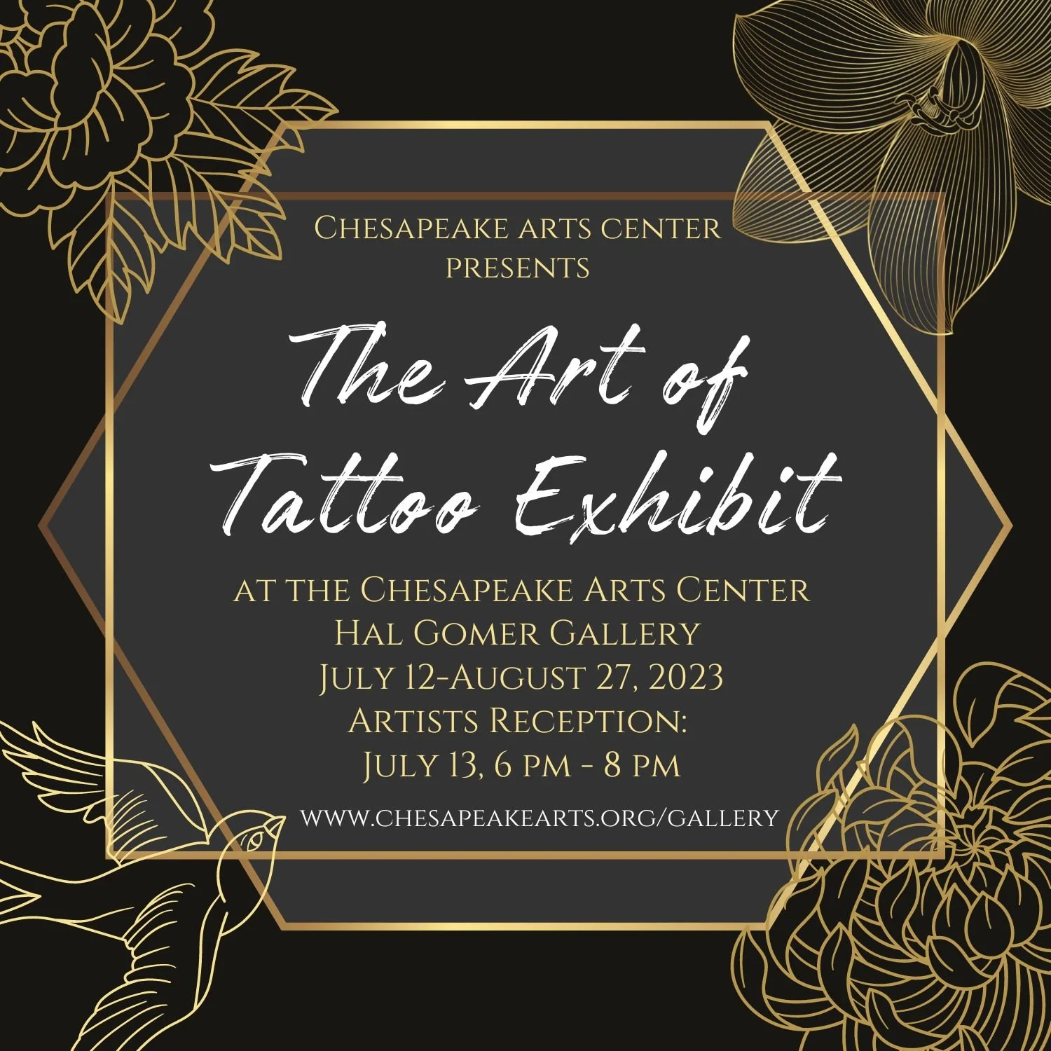 The Art of Tattoo Exhibit Page — Chesapeake Arts Center