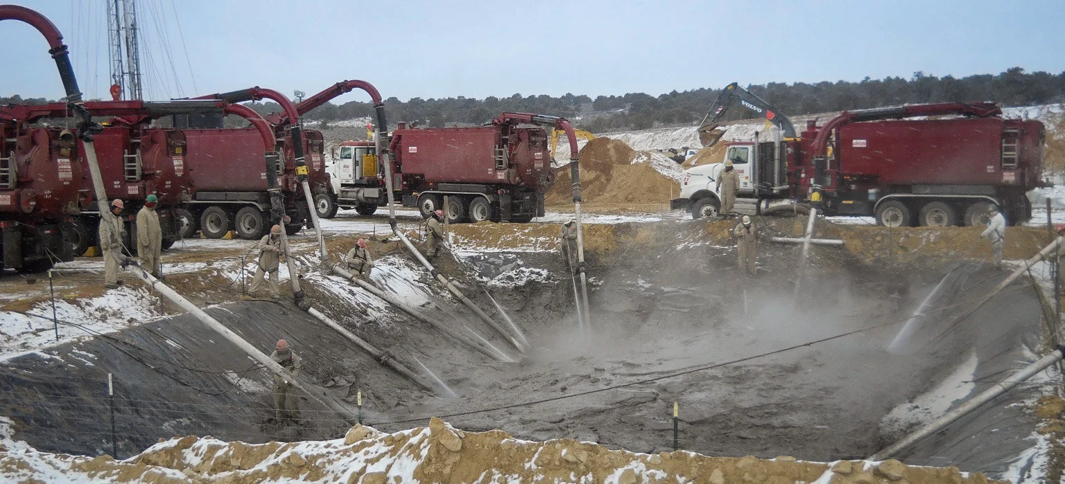 Reserve Pit and Pond Cleaning — Riley Industrial Services, Inc