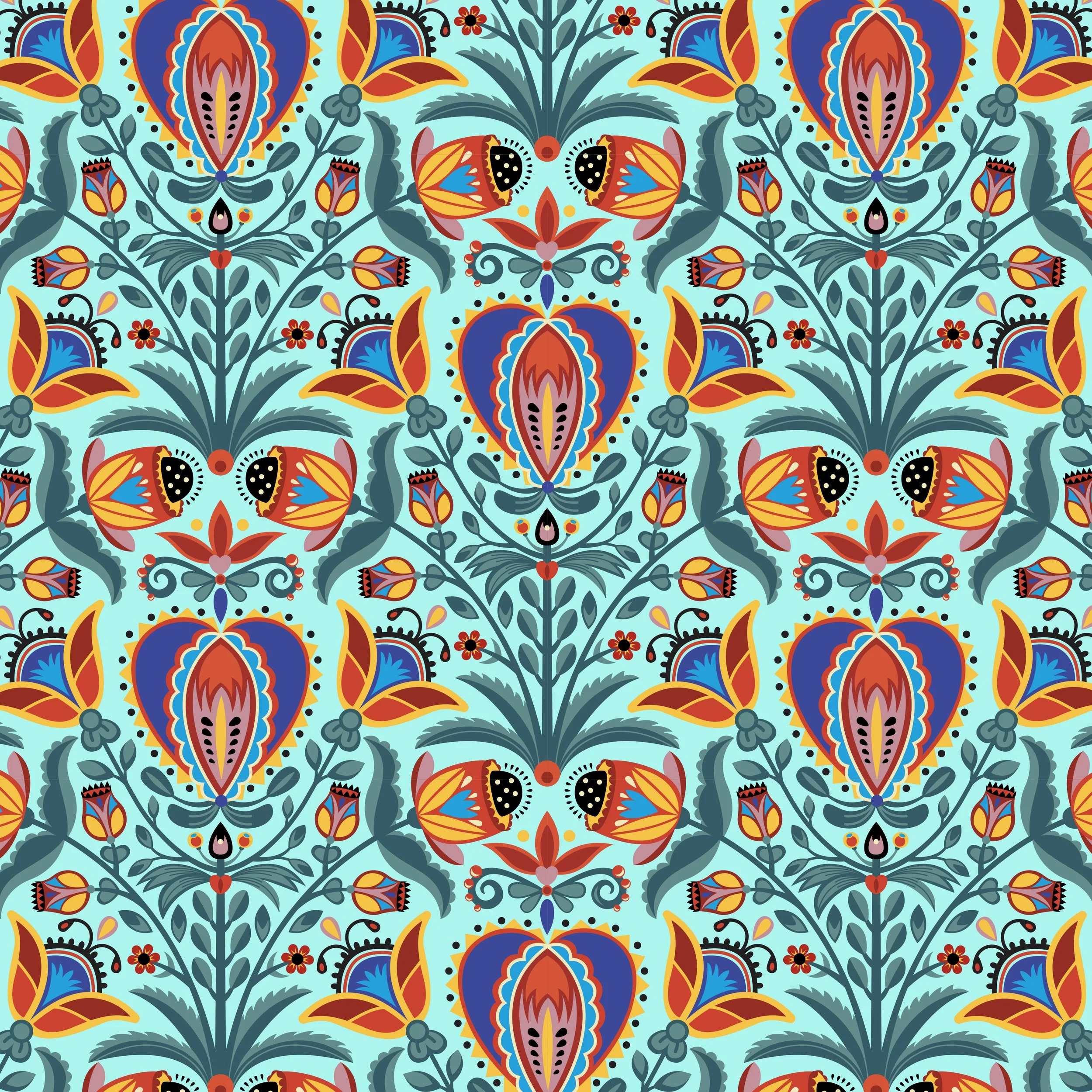 Seamless Pattern Licensing | License Hand-Drawn Repeat Patterns for ...