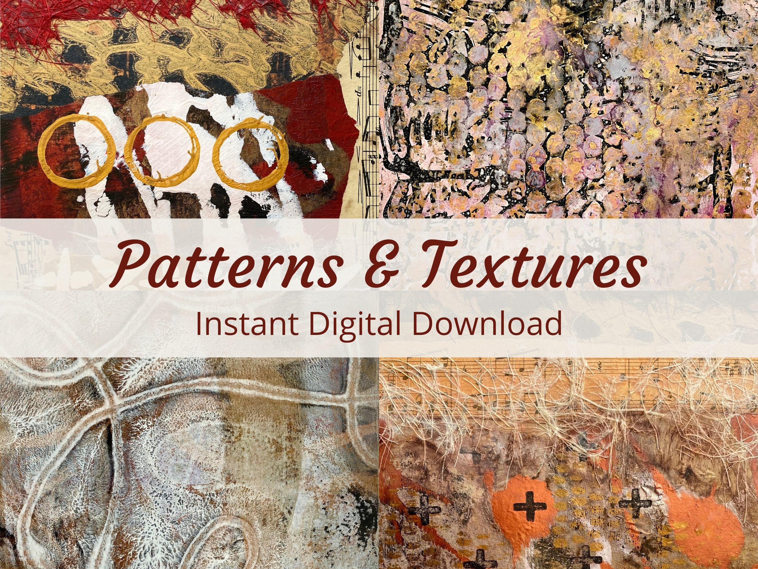 Digital Collage Paper — Froyle Art