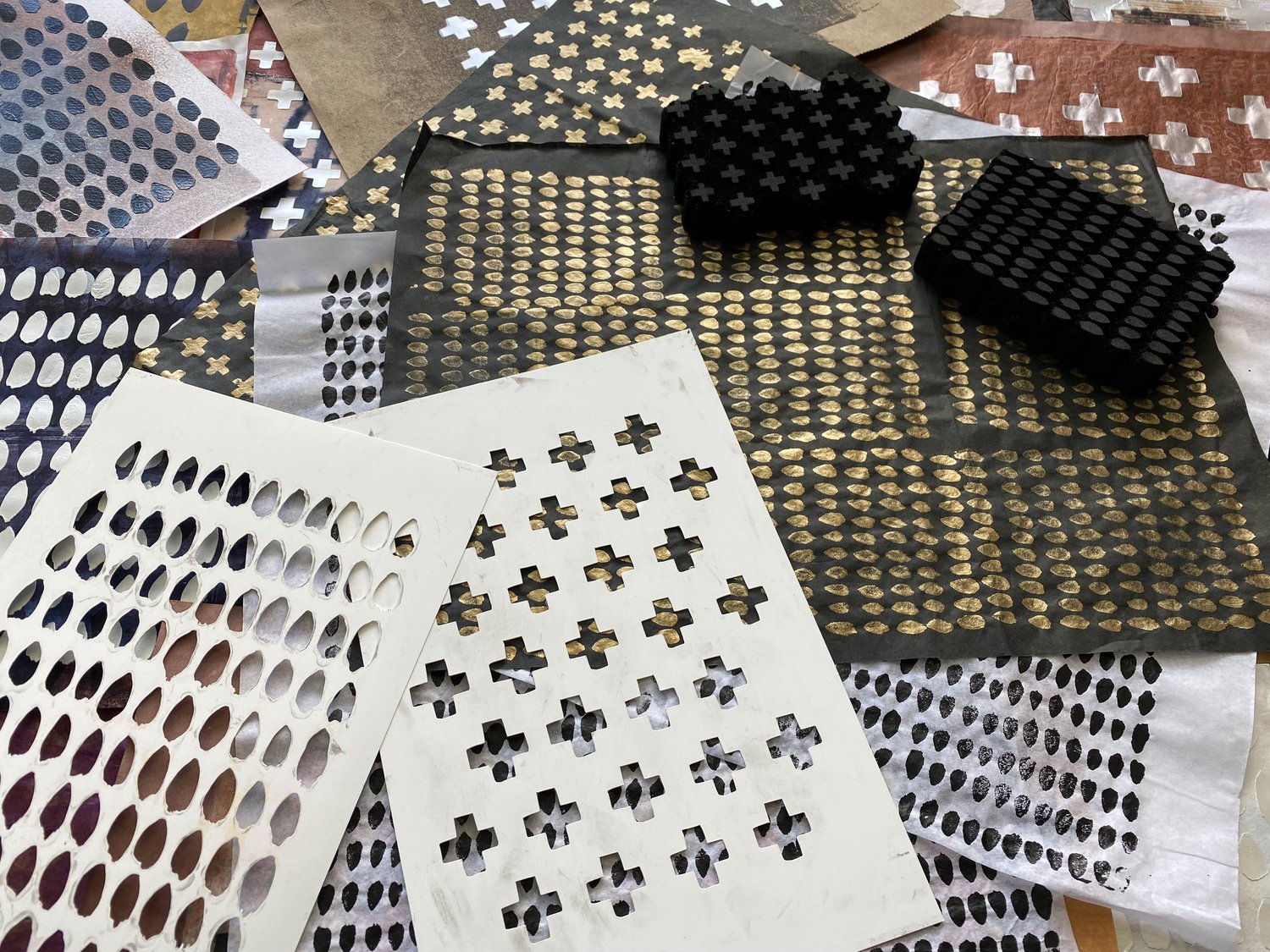 Stencils/Stamps - Original Designs — Froyle Art